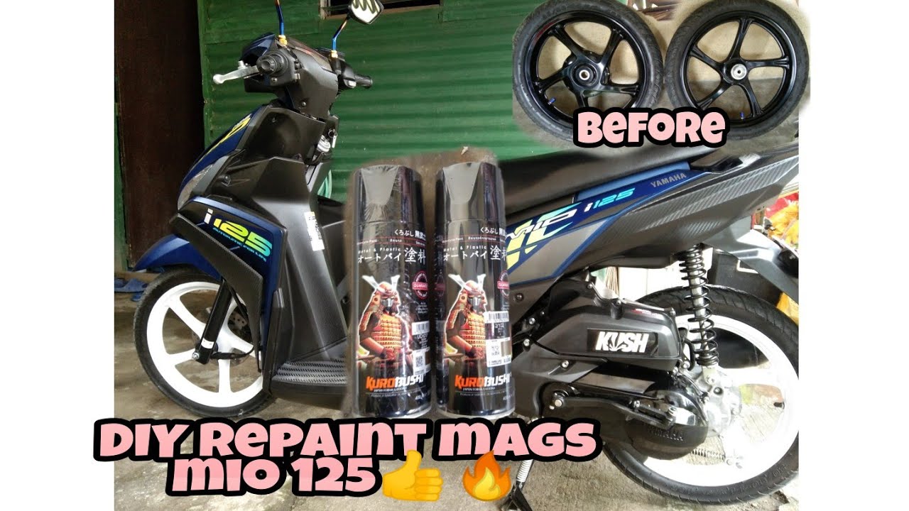 Mio i 125 DIY repaint mags - YouTube