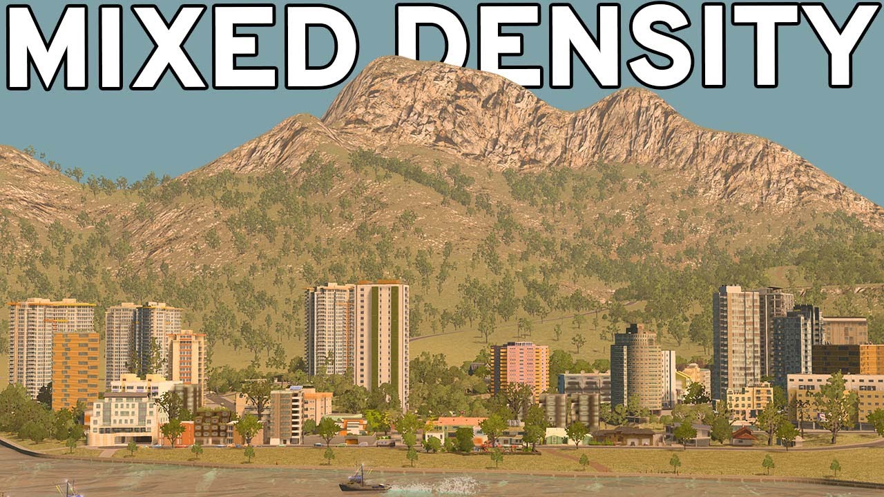 The Art Of MIXED Density In Cities Skylines! | Thessia - YouTube