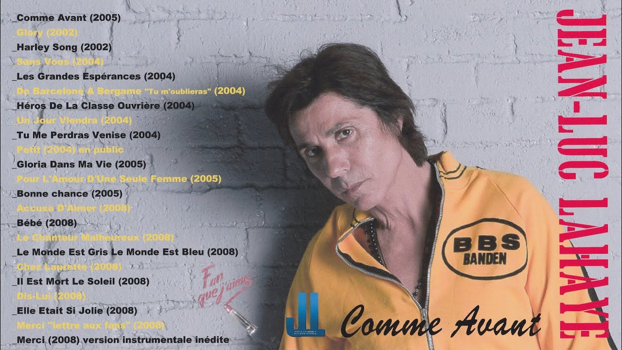 Jean-Luc Lahaye_Comme Avant (compil' 2000's) - YouTube