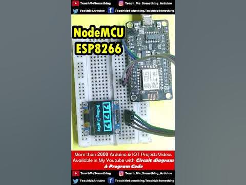 NodeMUC ESP8266 OLED Display Moving animation | 128x64 | Teach Me ...