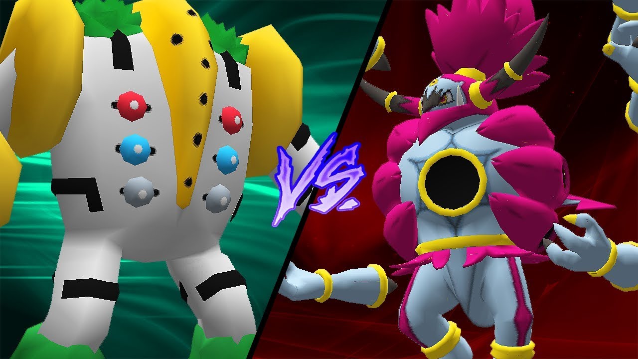 Regigigas Vs Hoopa Minecraft Ponte Pokemon Youtube