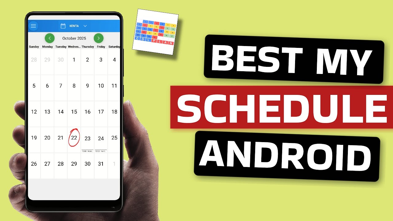 Best My Schedule App for Android - YouTube