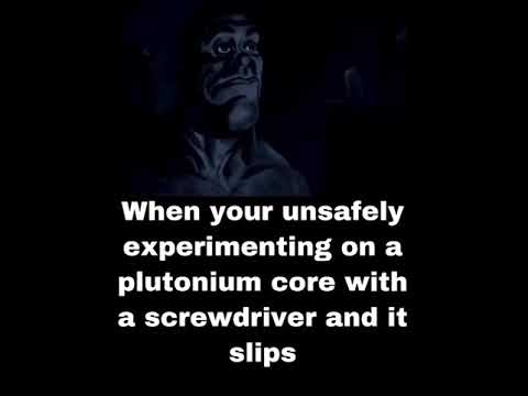 When you slip the screwdriver on the demon core - YouTube