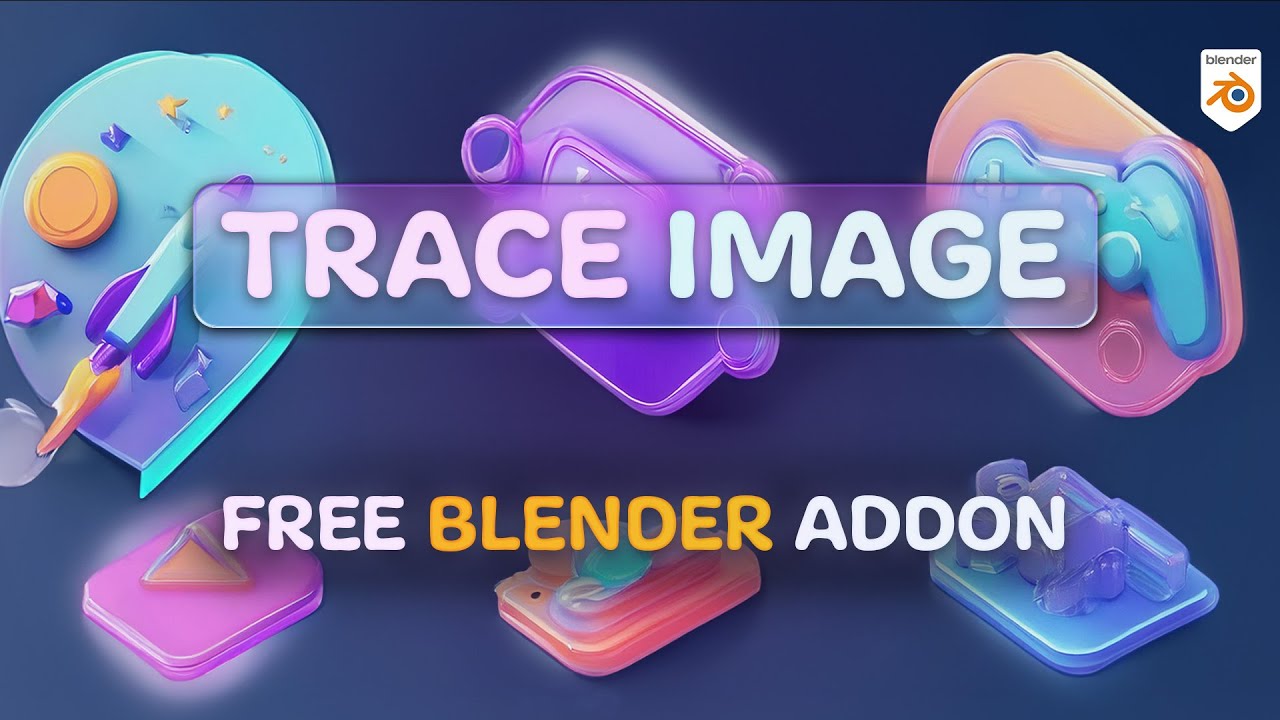 Free Blender Addon Trace Gen - Easily Convert Images into 3D Shapes ...
