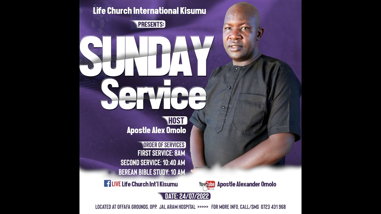 Apostle Alex Omolo - SECOND SERVICE // The Baptism with the Holy Spirit ...