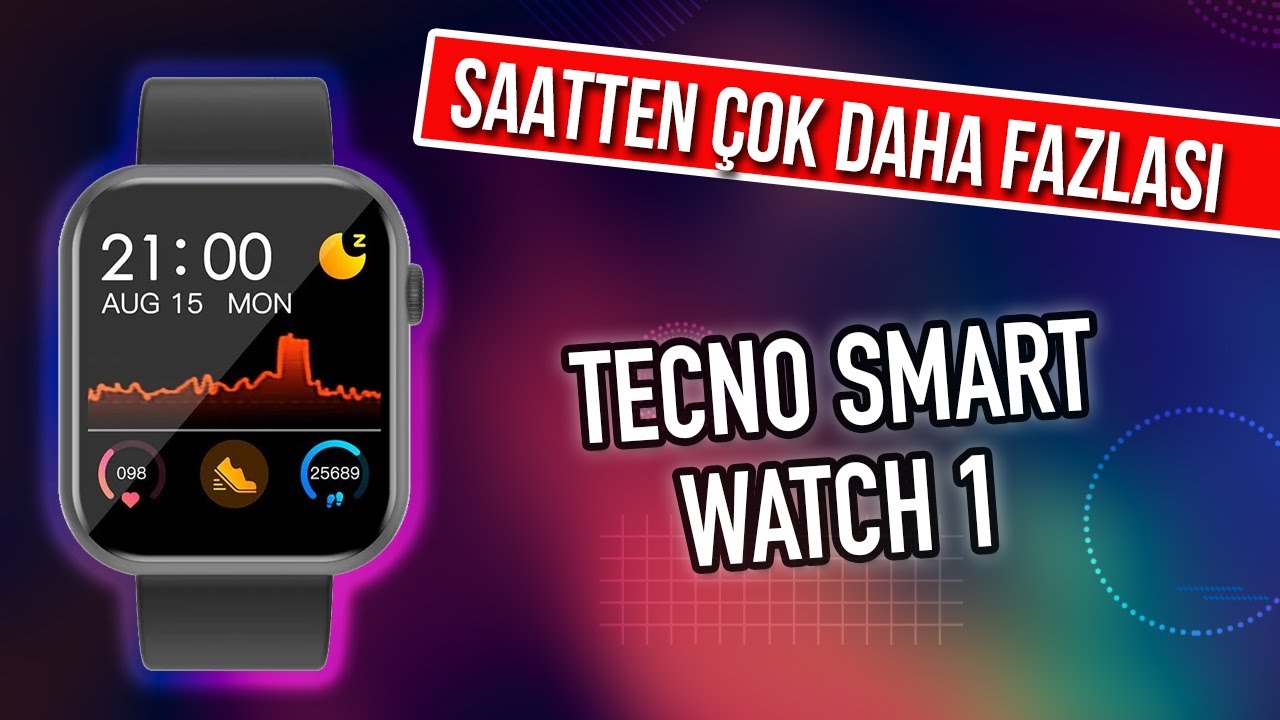 Tecno Smart Watch 1 Detaylı İnceleme - YouTube