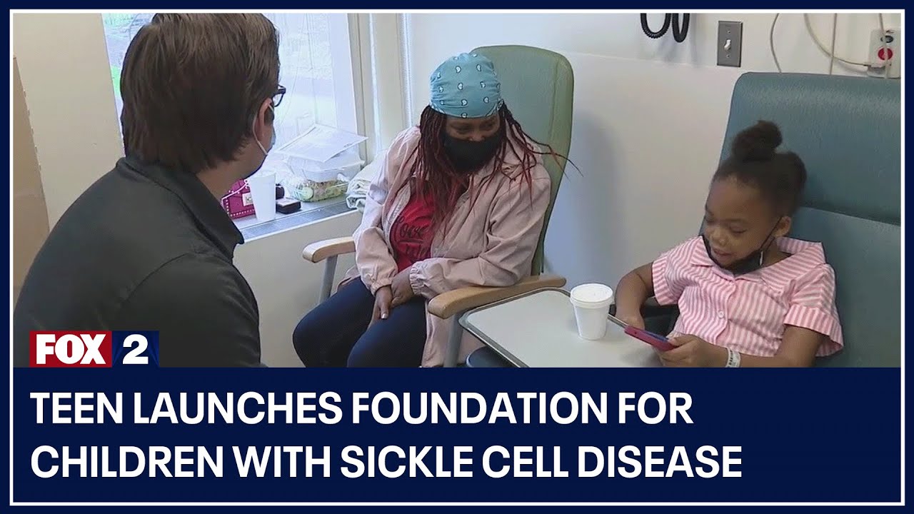 Teen launches foundation for children with sickle cell disease ...