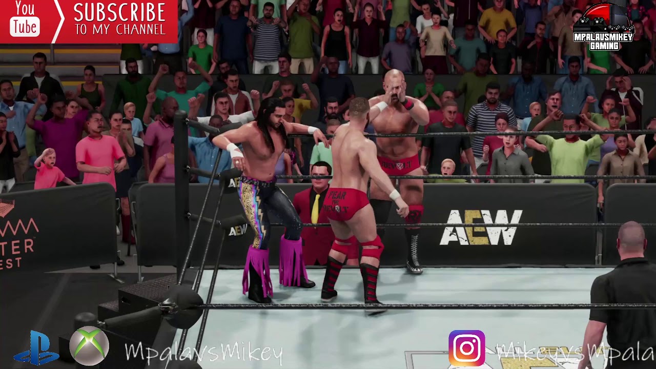 AEW 2K20 - FTR vs Young Bucks - Fyter Fest - YouTube
