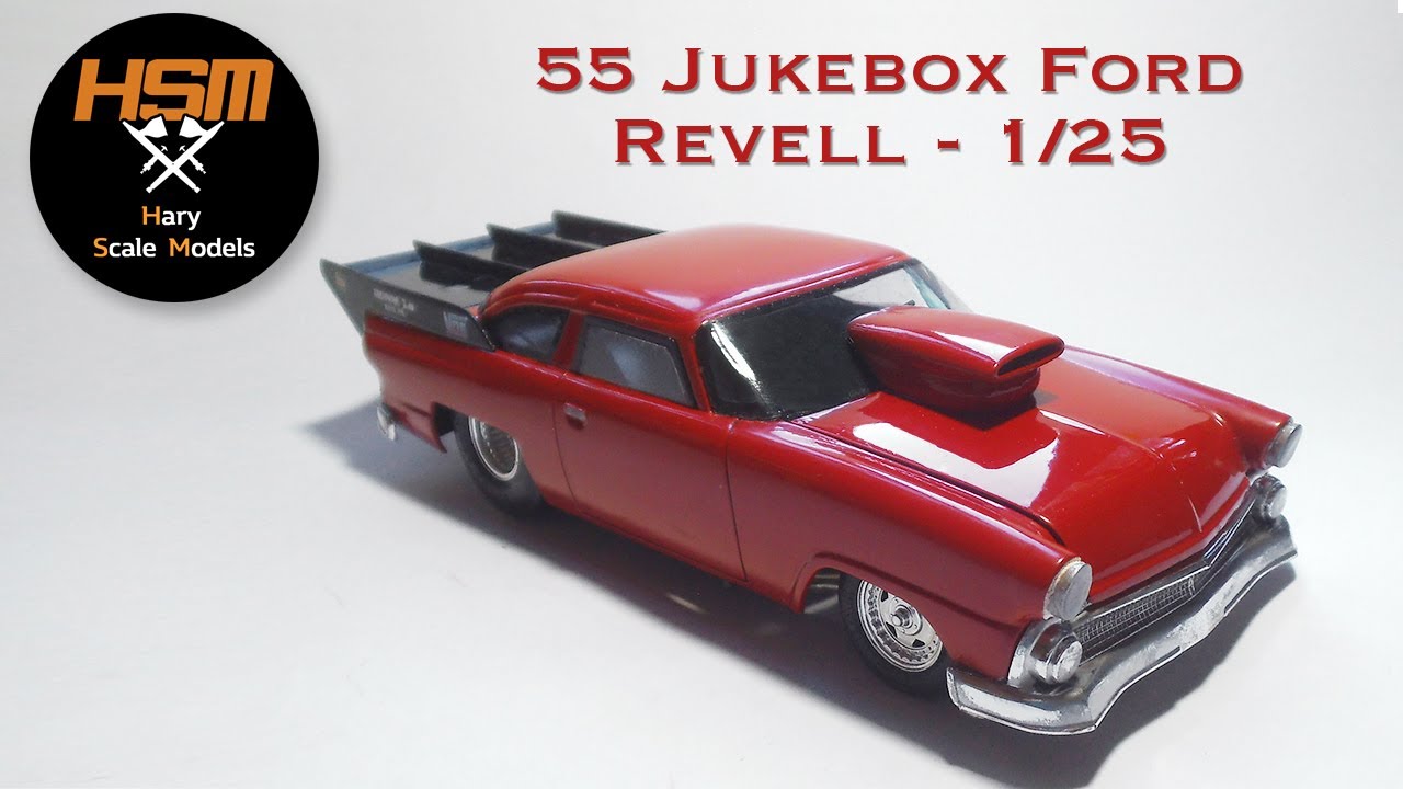 55 Jukebox Ford - 1/25 - Revell - YouTube