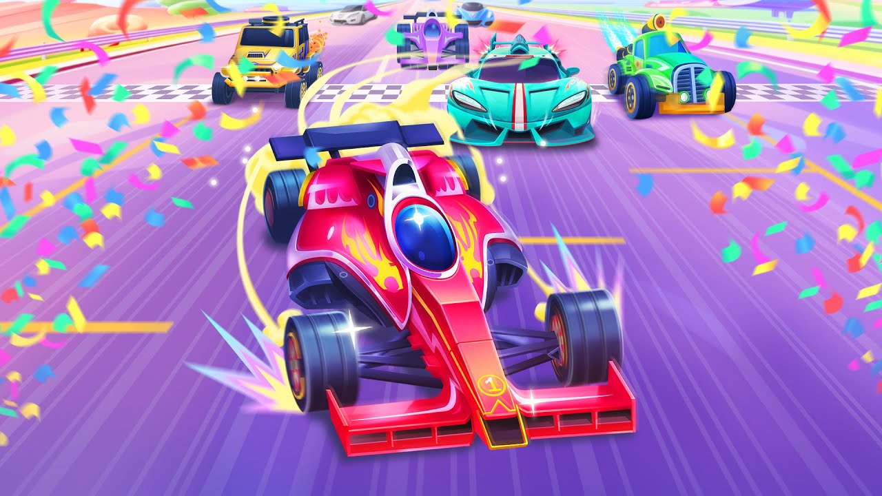 Racing Games🏎️ - Car Racing Games for toddlers | Kids Learning | Kids ...