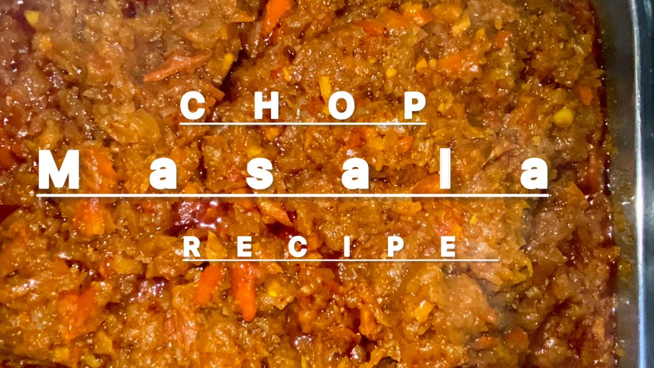 Restaurant style Chop Masala Recipe || Indian Gravy || How to make Chop ...