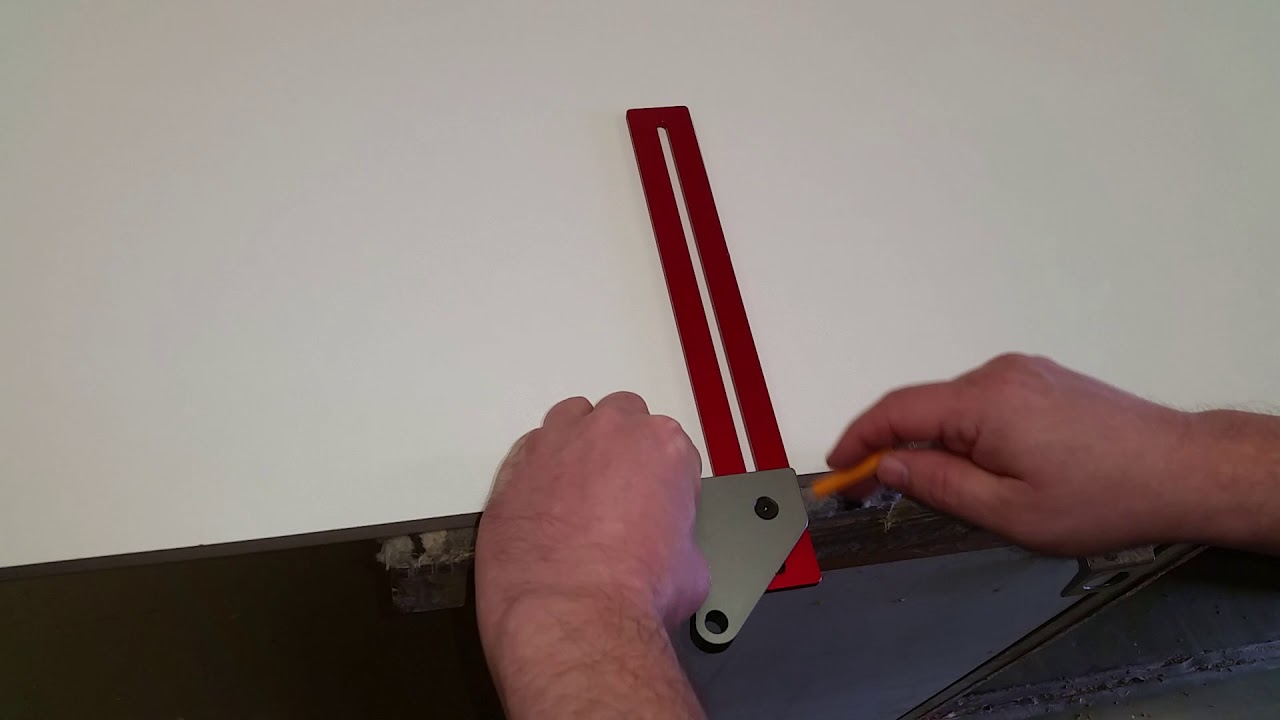 Drillpro Woodworking Angle Ruler 4590 Degree Ruler Scribe Gauge ...