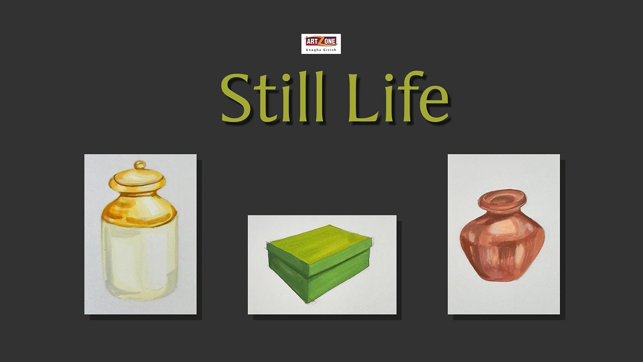 How to Draw Still Life objects using step by step guidance (Elementary ...