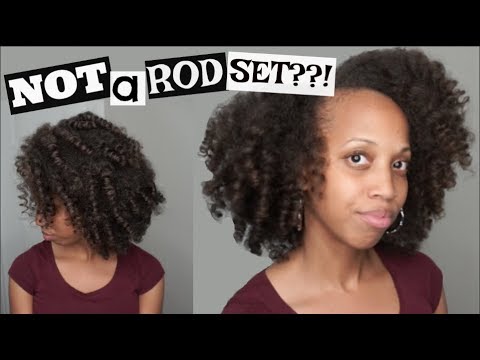 FAKE A PERM ROD SET with Ponytails - YouTube
