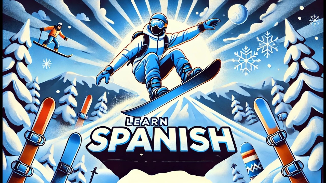 Winter Sports Vocabulary in Spanish! 🏂 ️ [Learn While You Glide] - YouTube