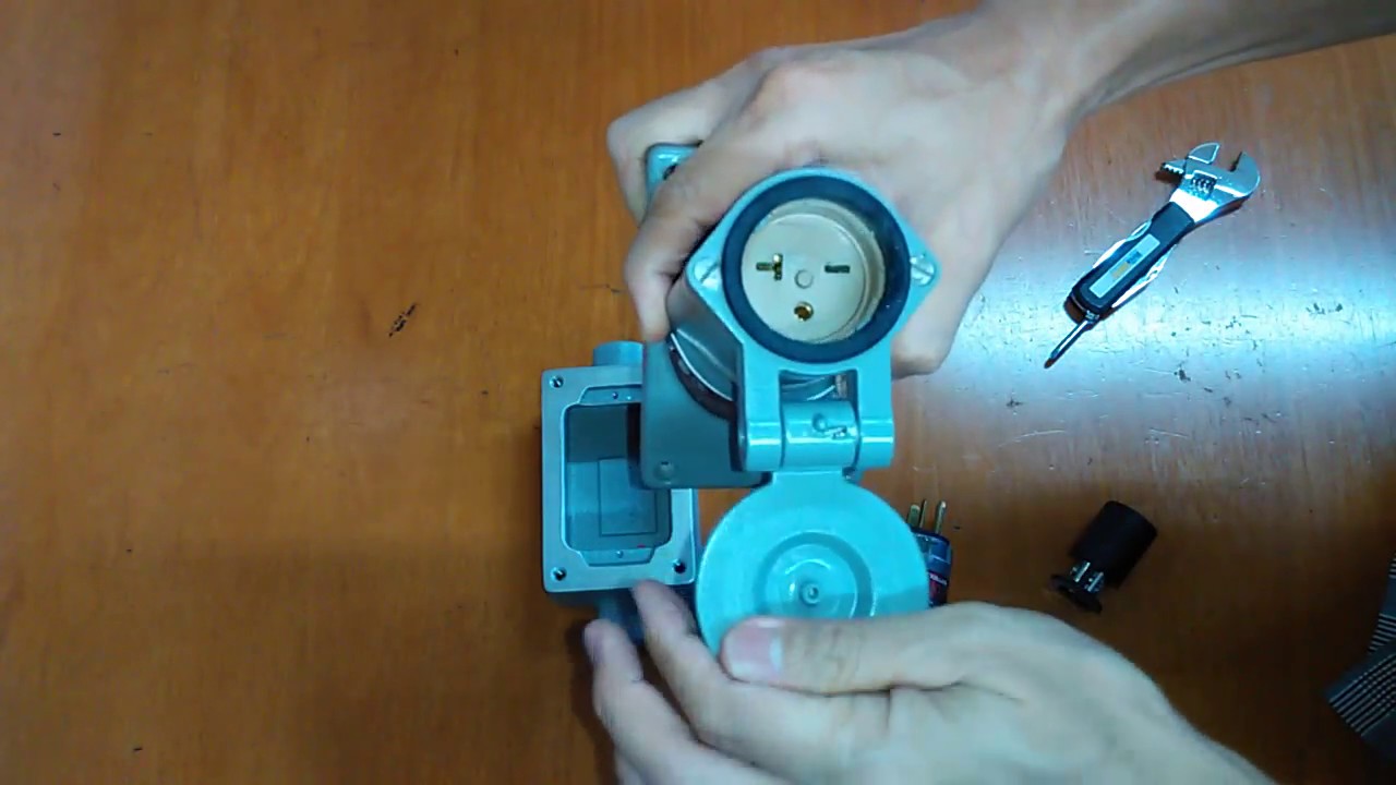 Plug socket Explosionproof 20A Made in USA - YouTube