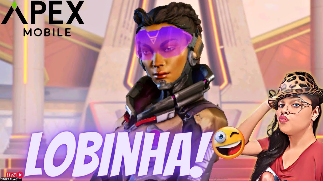 APEX LEGENDS MOBILE LIVE COM LOBINHA - YouTube