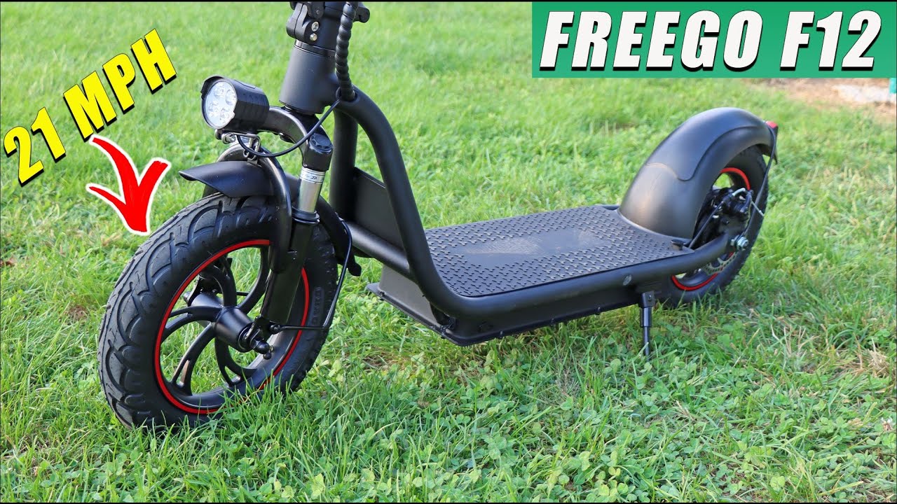 This $799 Electric Scooter is FAST With Long Range & Suspension - Freego F12 E-Scooter Review ...