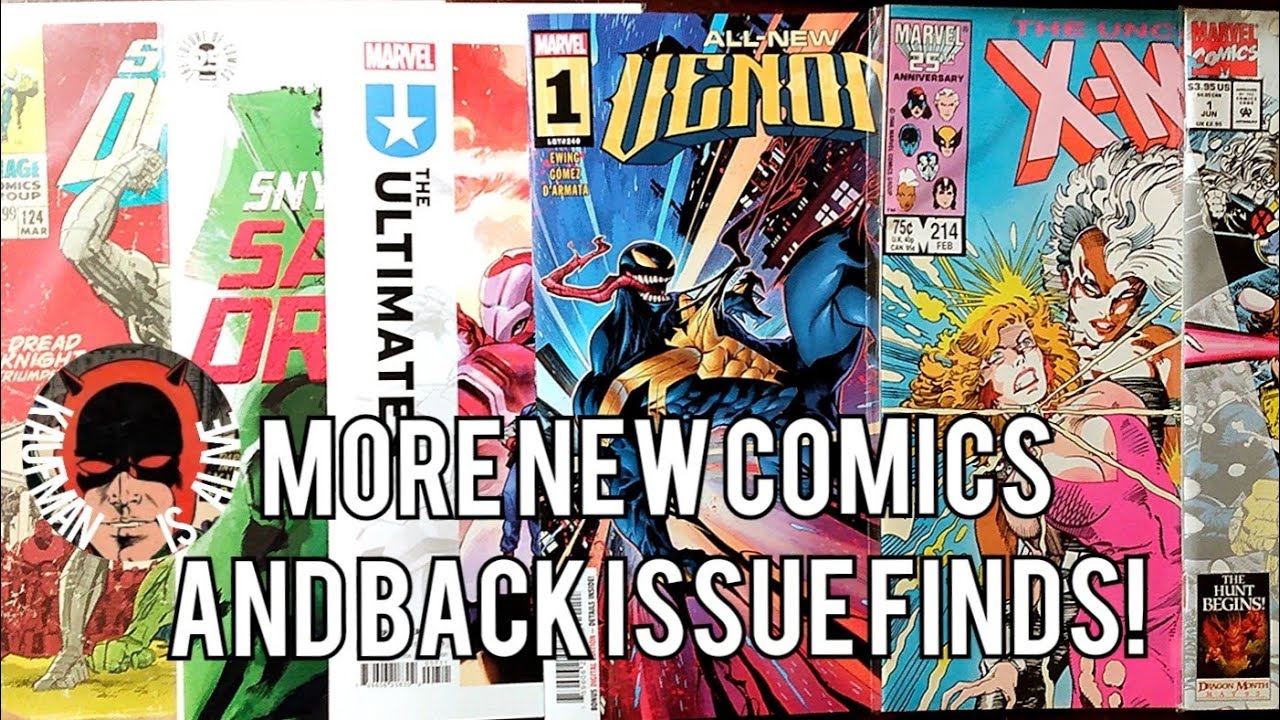 MORE NEW COMICS and Back Issue Finds! - YouTube