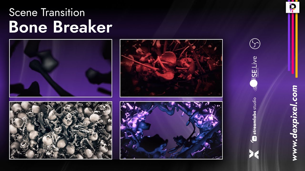 Bone Breaker OBS Scene Transition Stinger - YouTube