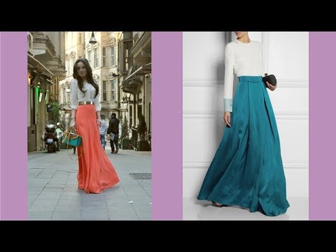 Beautiful Satin Long Skirt