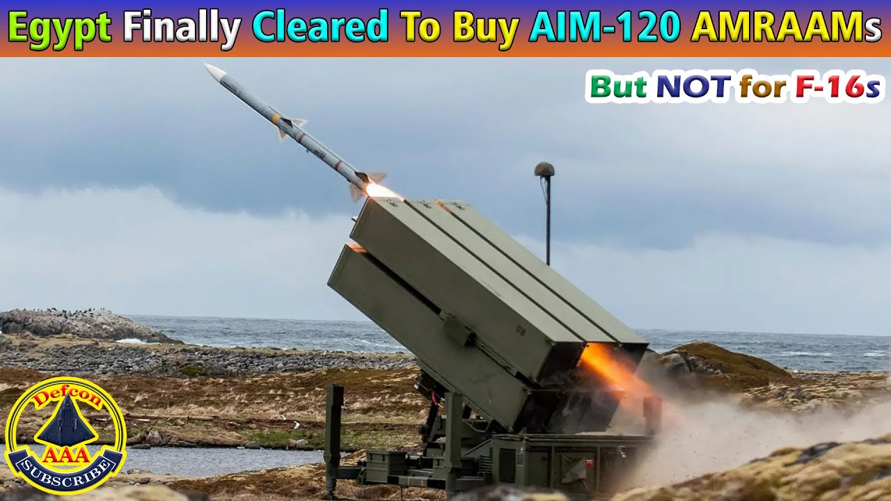 Egypt finally cleared to buy AIM-120 AMRAAMs - YouTube