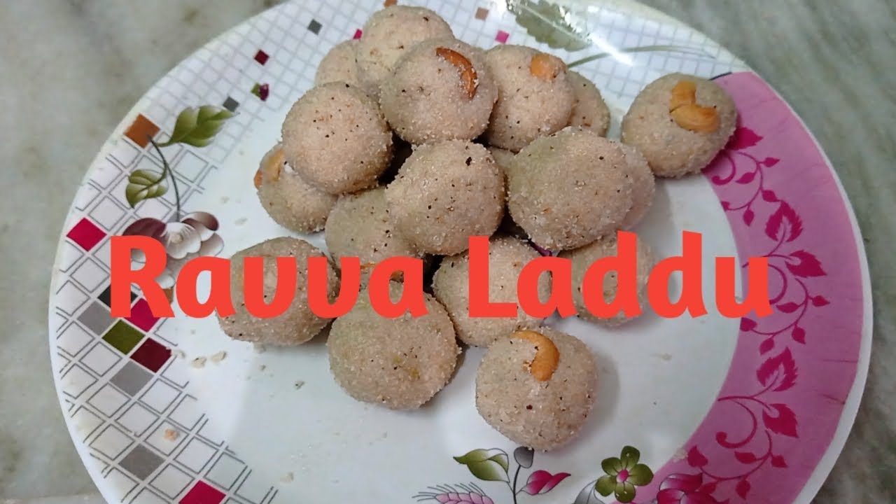 Rava Laddu || Bombay rava\ Sooji\ semolina || How To Make Rava Laddu In ...