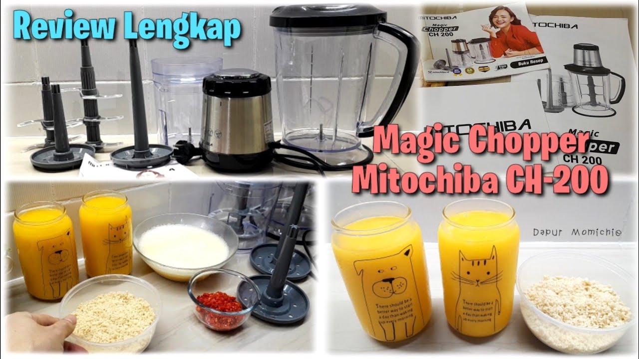 MAGIC CHOPPER MITOCHIBA CH-200 | UNBOXING & REVIEW MITOCHIBA CH200 ...