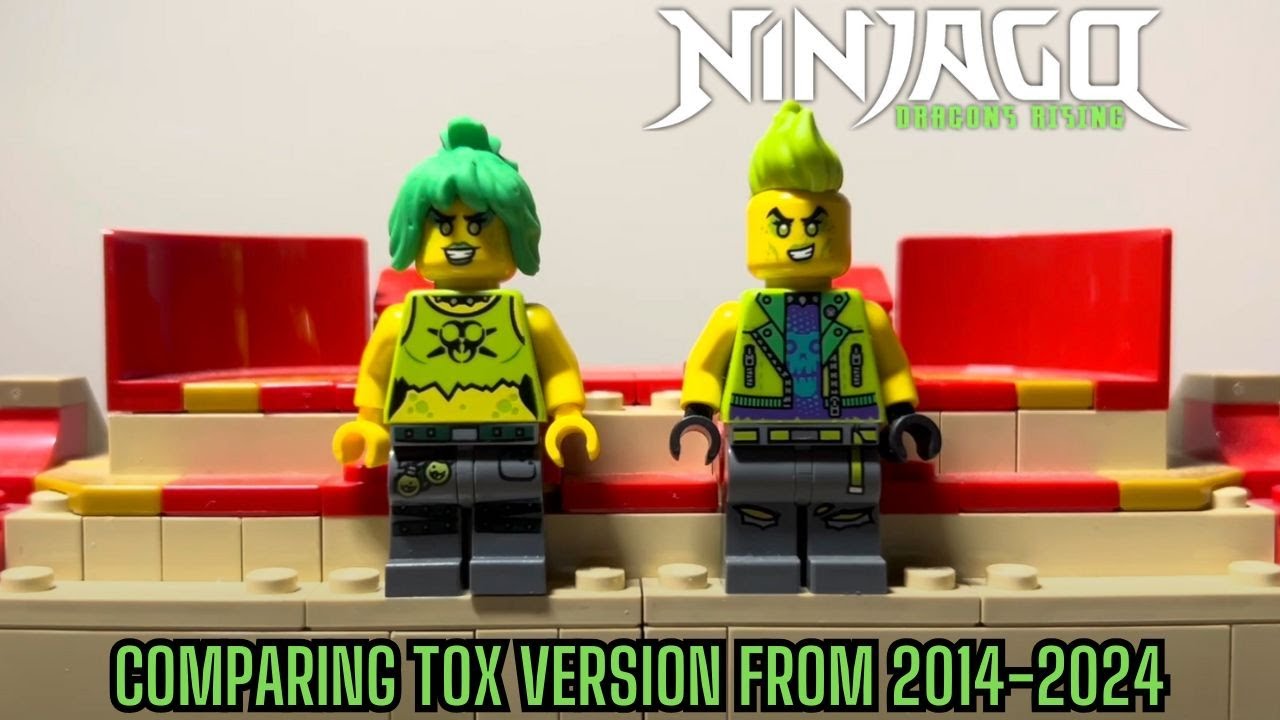 Ninjago Comparing Tox Version From 2014-2024 - YouTube