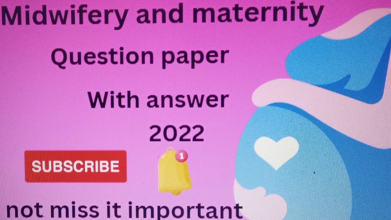 midwifery question paper gnm 3rd year - YouTube