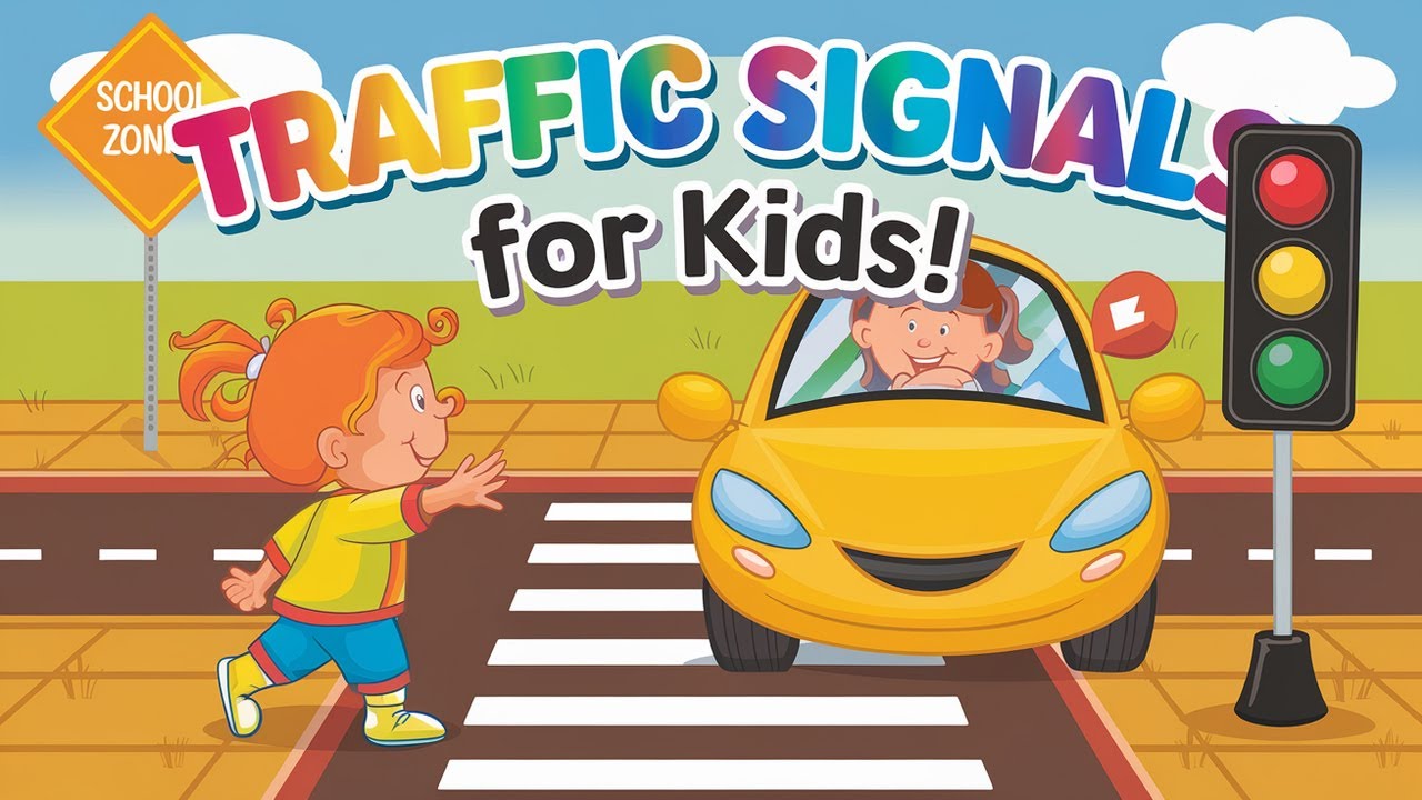 Traffic Signals & Rules Explained for Kids | Learn Road Safety! - YouTube