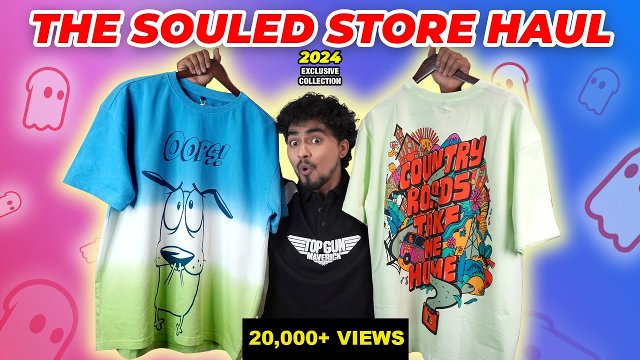🔥AMAZING🔥 - 5 Best THE SOULED STORE Oversized T-Shirts Haul Under 999 ...