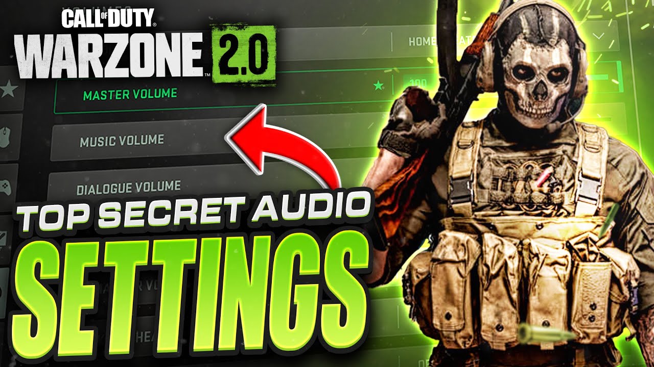 Best Warzone 2 0 Audio Settings Special Program 😲 Hear Footsteps Easy