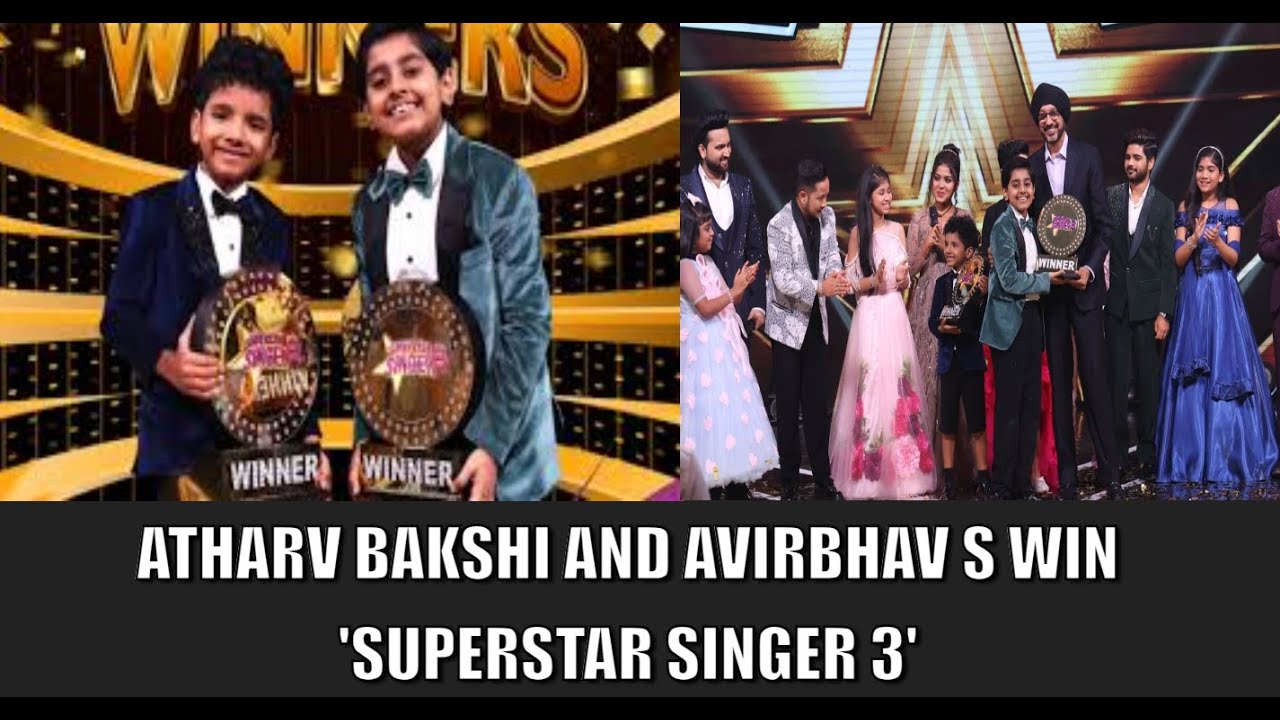 Atharv Bakshi and Avirbhav S Crowned Champions of 'Superstar Singer 3 ...