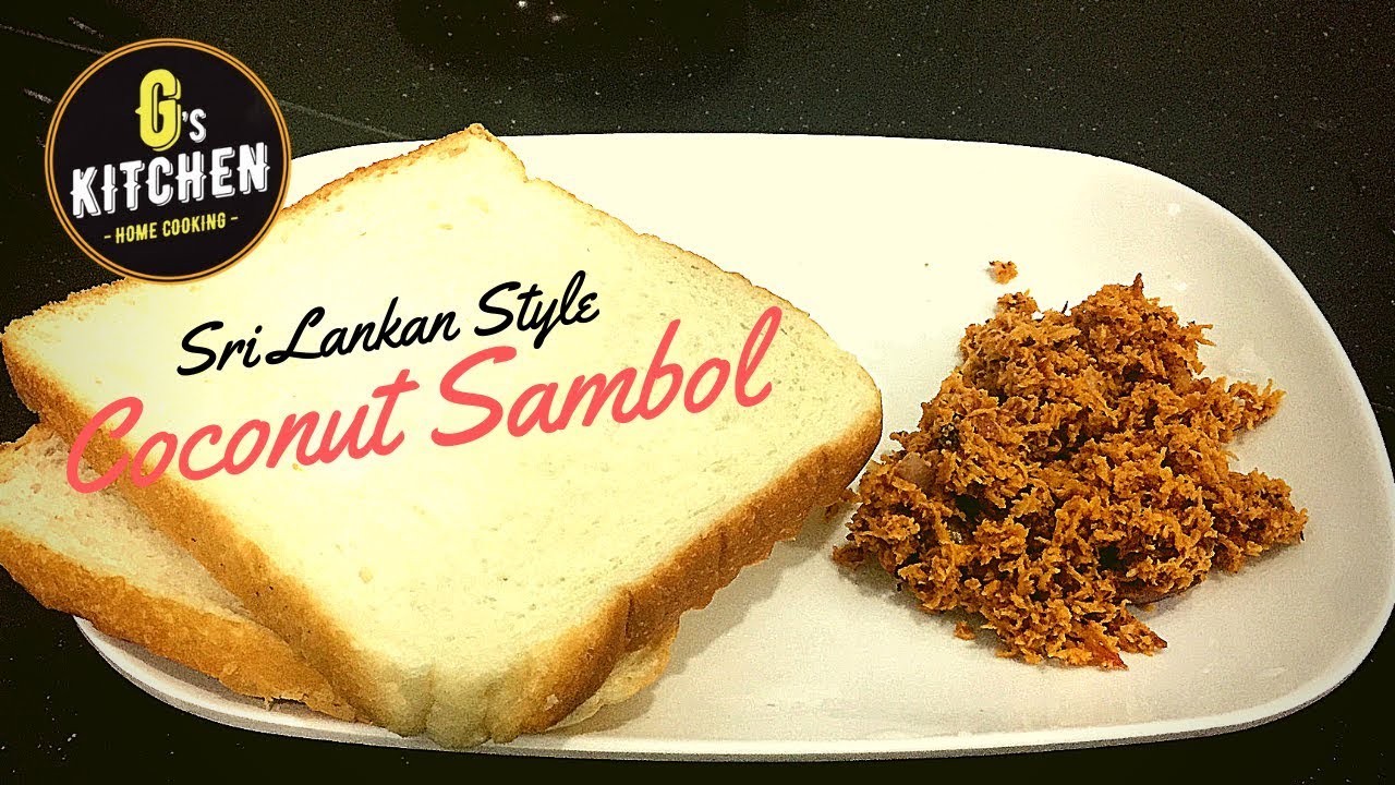 HOW TO MAKE COCONUT SAMBOL | FAMOUS SRI LANKAN DISH - YouTube