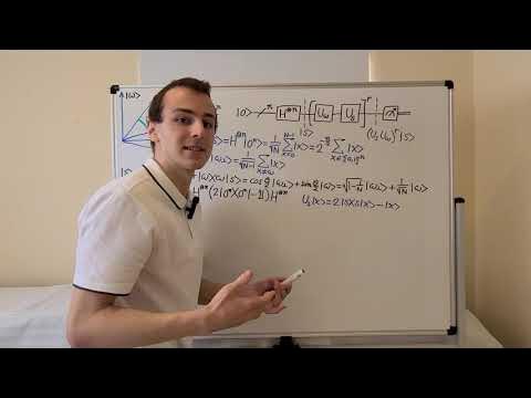 Grover's Quantum Search Algorithm, Geometric Visualization, Quantum Circuit Diagram - YouTube