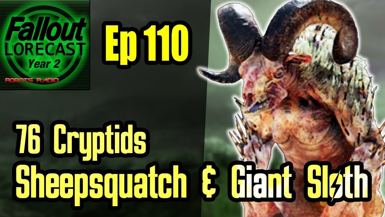Sheepsquatch & Giant Sloth Lore - Fallout 76 - YouTube