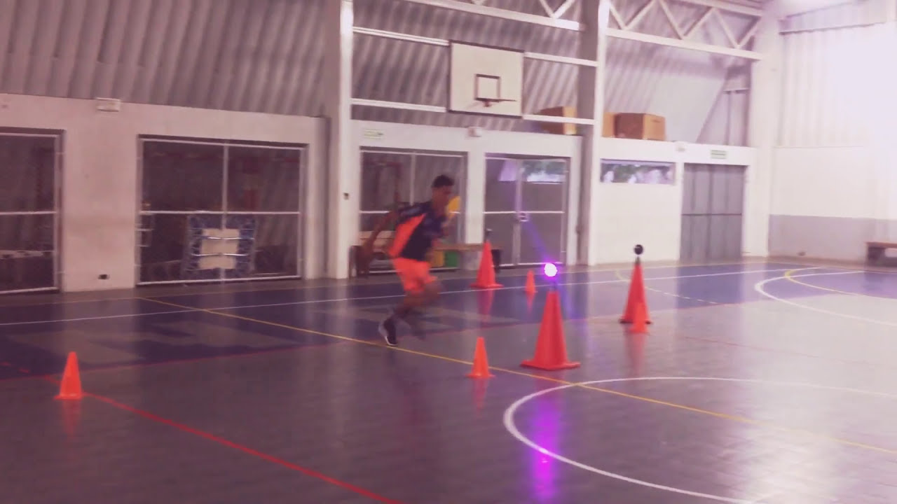 Entrenamiento de velocidad de reacción con estímulo visual - YouTube