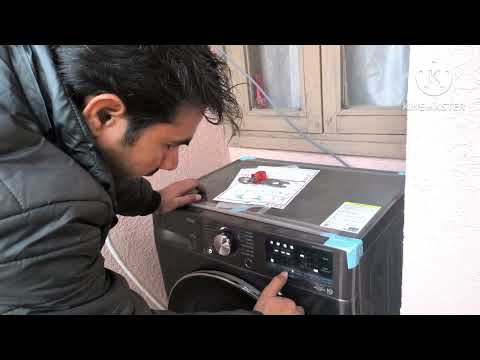 washing machine front load 100% Dryer demo installation - YouTube
