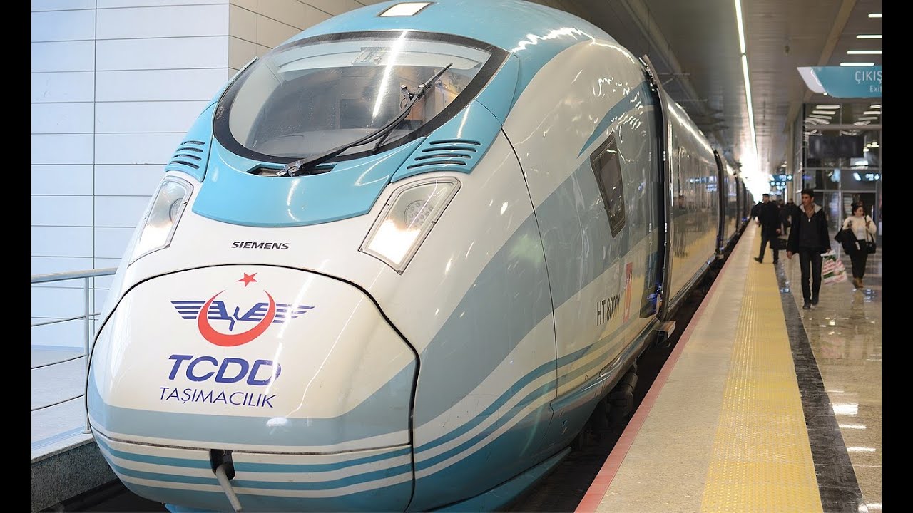 Turkey High Speed Train Line YHT Yüksek Hızlı Tren - YouTube