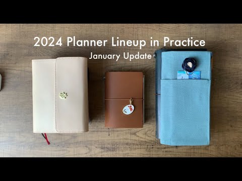 2024 Planner Lineup in Practice | Hobonichi Weeks, Passport Traveler's ...