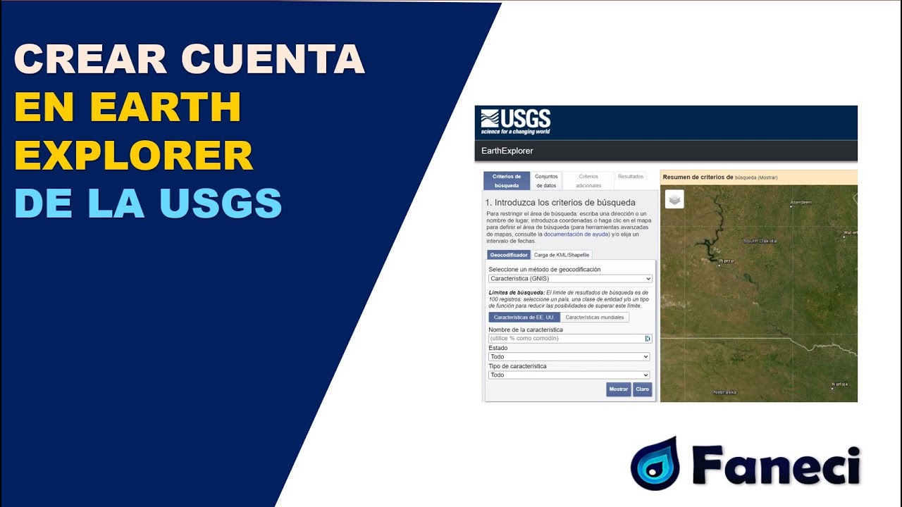 COMO CREAR CUENTA EN EARTH EXPLORER DEL USGS🌏 - YouTube