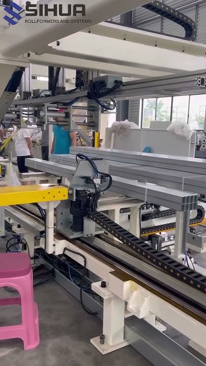 SIHUA 41*41 Struct Profile Automatic Packing Machine - YouTube