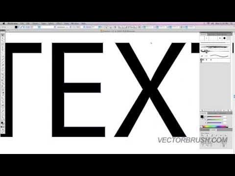 Adobe Illustrator : Turn text into vector - YouTube