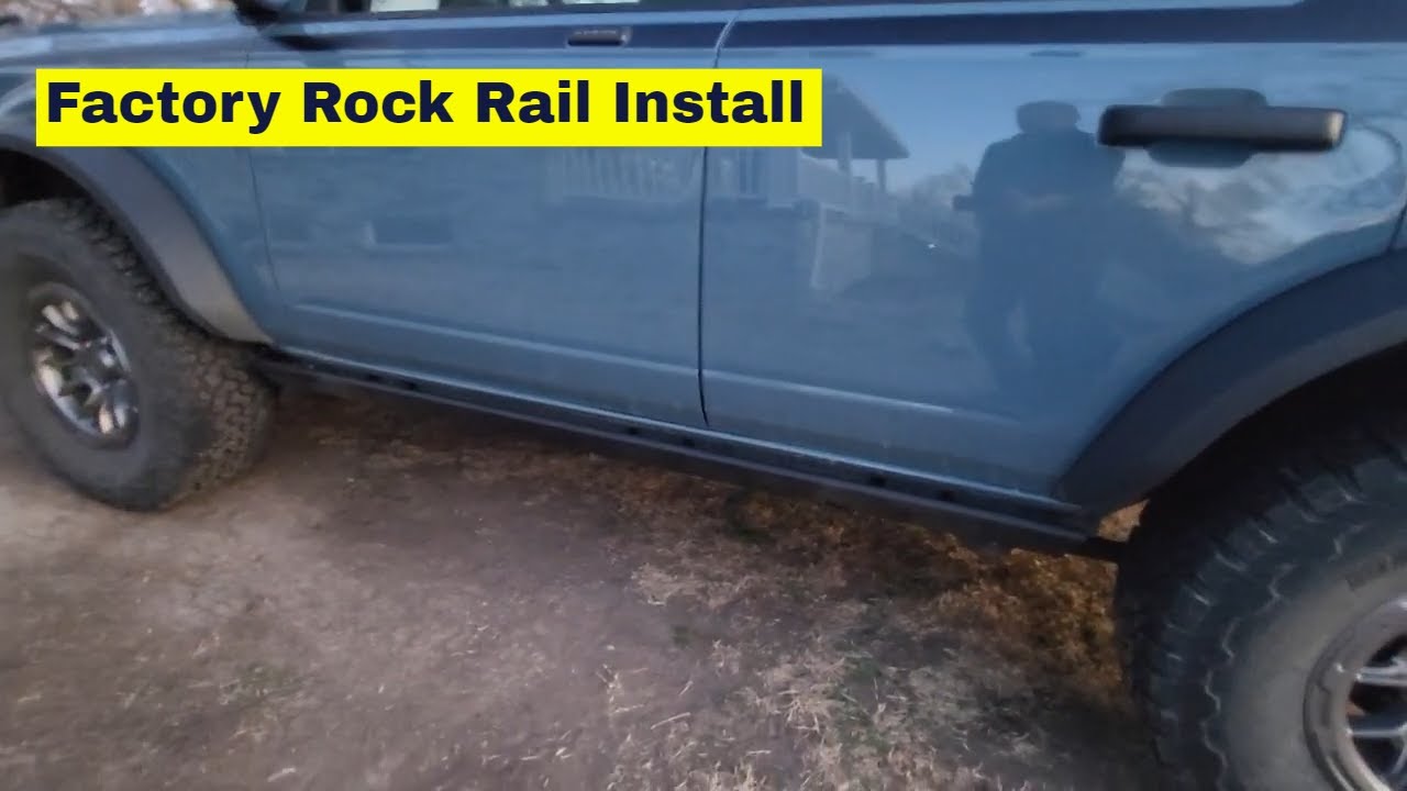 Ford Bronco Build: OEM Rock Rail Install - YouTube