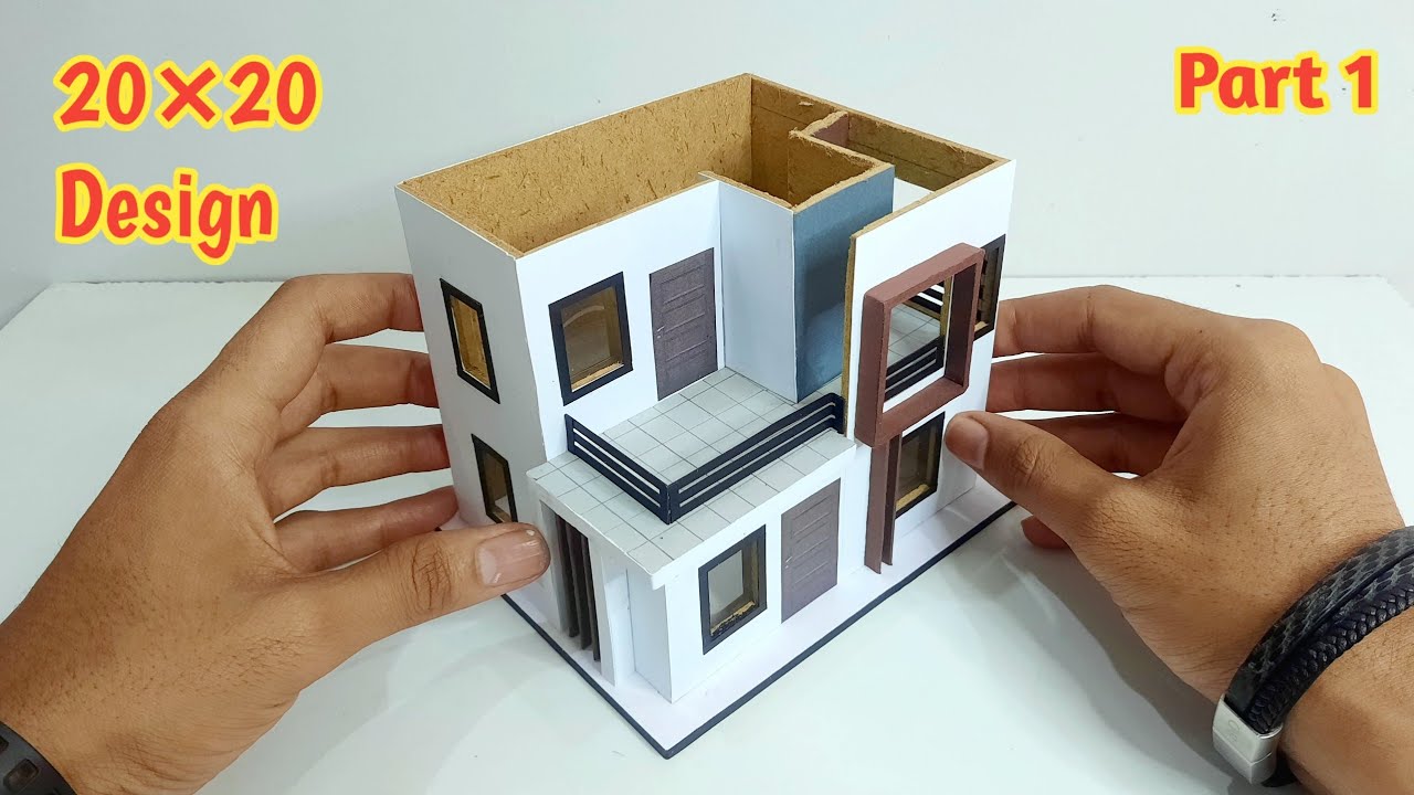 20x20 House Design | House Model Design Simple - YouTube