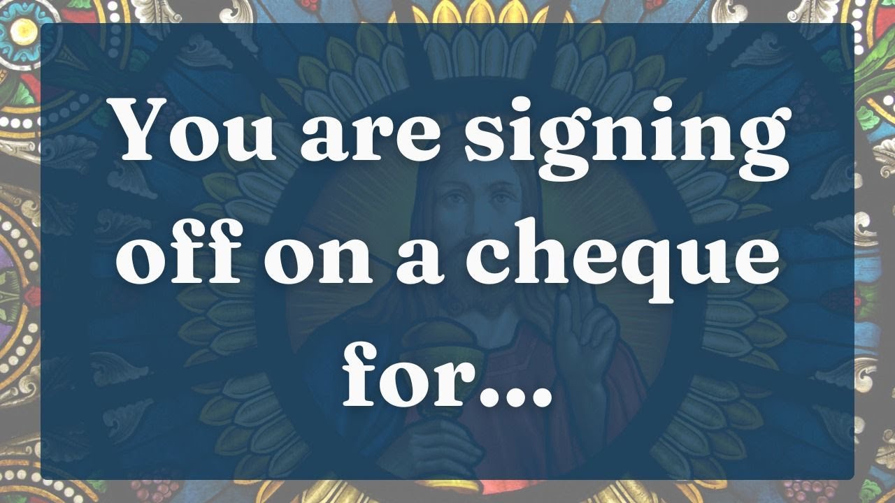 Angel message: You are signing off on a cheque💌 God message || Universe ...