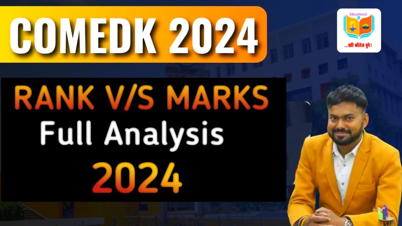 Comedk Marks Vs Rank2024|COMEDK 2024|Top10 Comedk Colleges Cutoff|Get ...