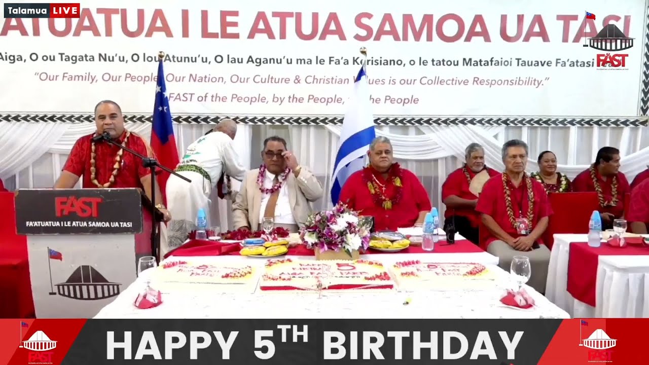 Faamanatuina o le 5 Tausaga o le FAST - 02 Iuni 2025 - YouTube