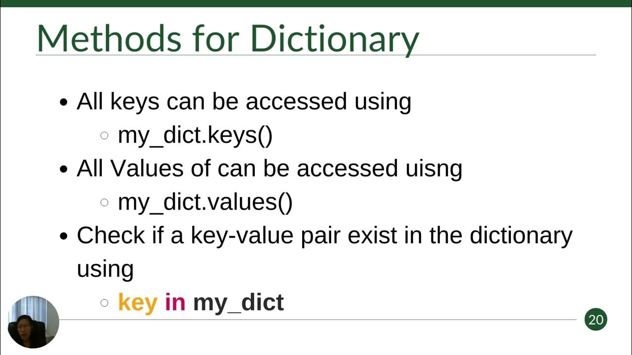 Python Programming : 4_dictionary and Set (Myanmar Language) - YouTube